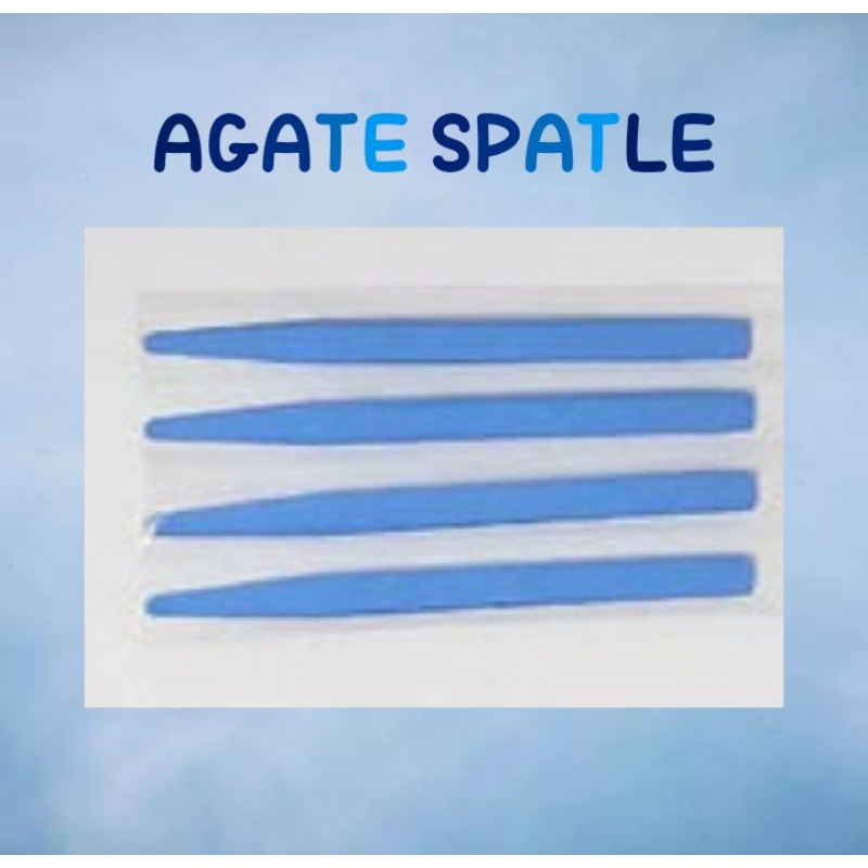 Jual ~ AHHA ~ AGATE SPATLE / SPATEL BIRU PLASTIK ADUK GC | Shopee Indonesia