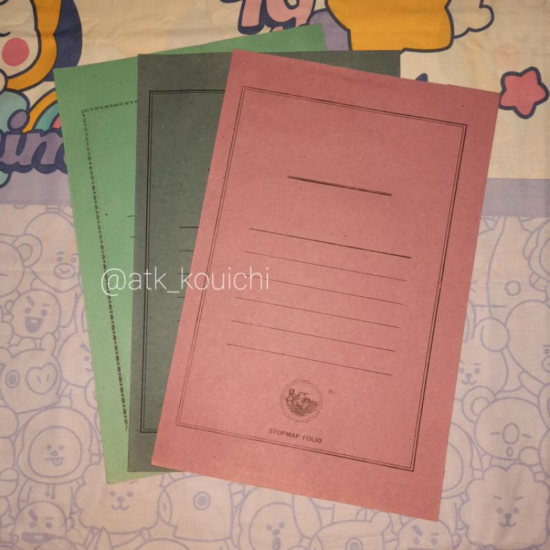 Jual MAP KERTAS FOLIO / STOFMAP | MAP KERTAS POLOS | STOP MAP KERTAS ...