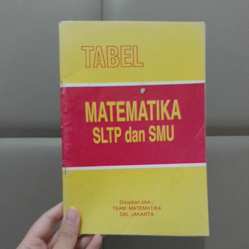 Jual Tabel Matematika untuk SMP (SLTP) dan SMU (SMA) | Shopee Indonesia