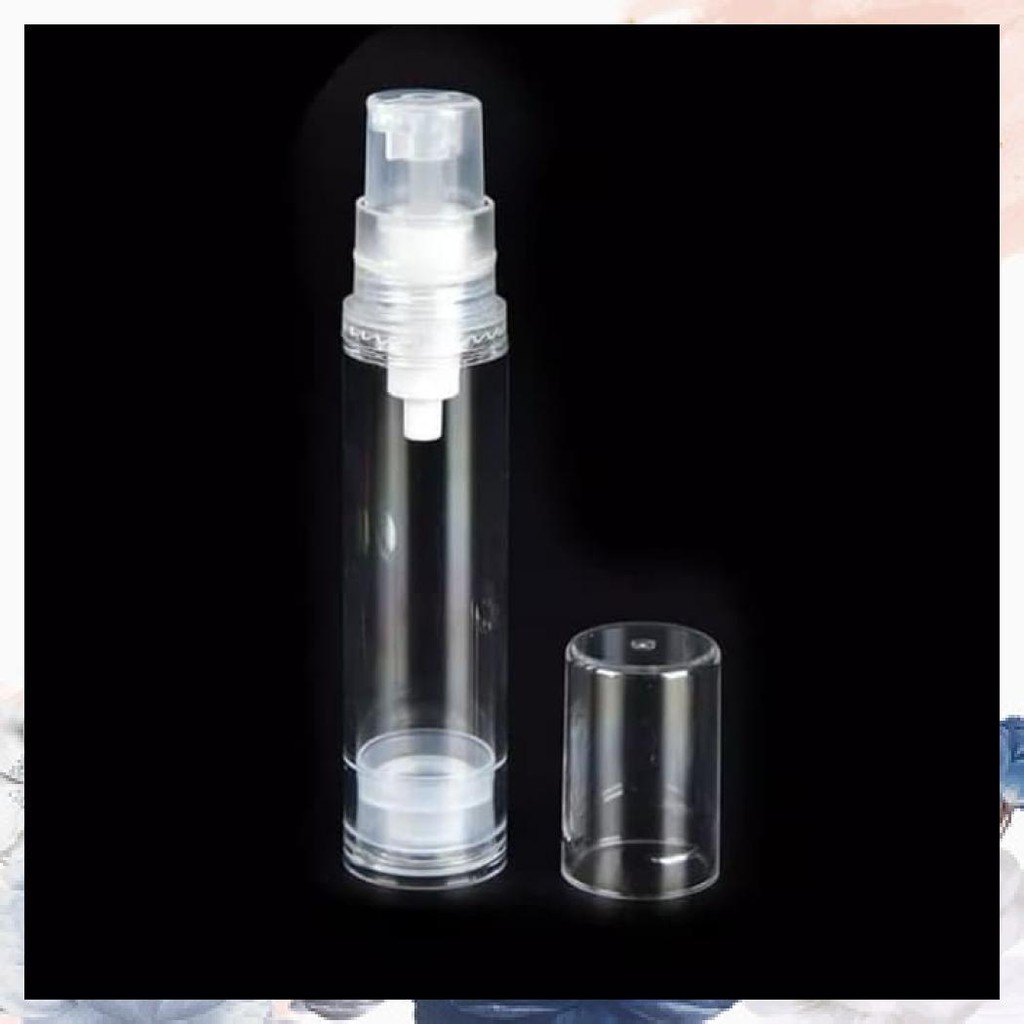Jual Botol Airless 15Ml/Botol Serum/Tempat Cream/Botol Pump Serum/Clear ...