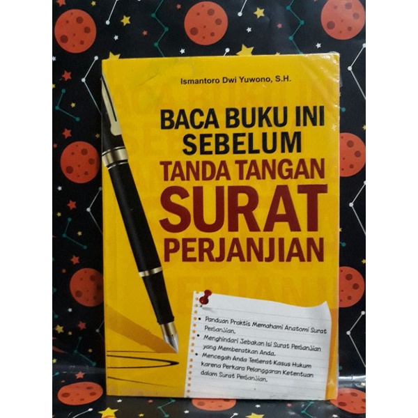 Jual baca buku ini sebelum tanda tangan surat perjanjian ismantoro dwi ...
