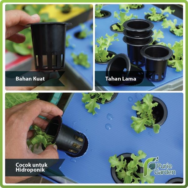 Jual MURAH MERIAH TERLARIS!!! NET POT NETPOT HITAM HIDROPONIK UKURAN ...