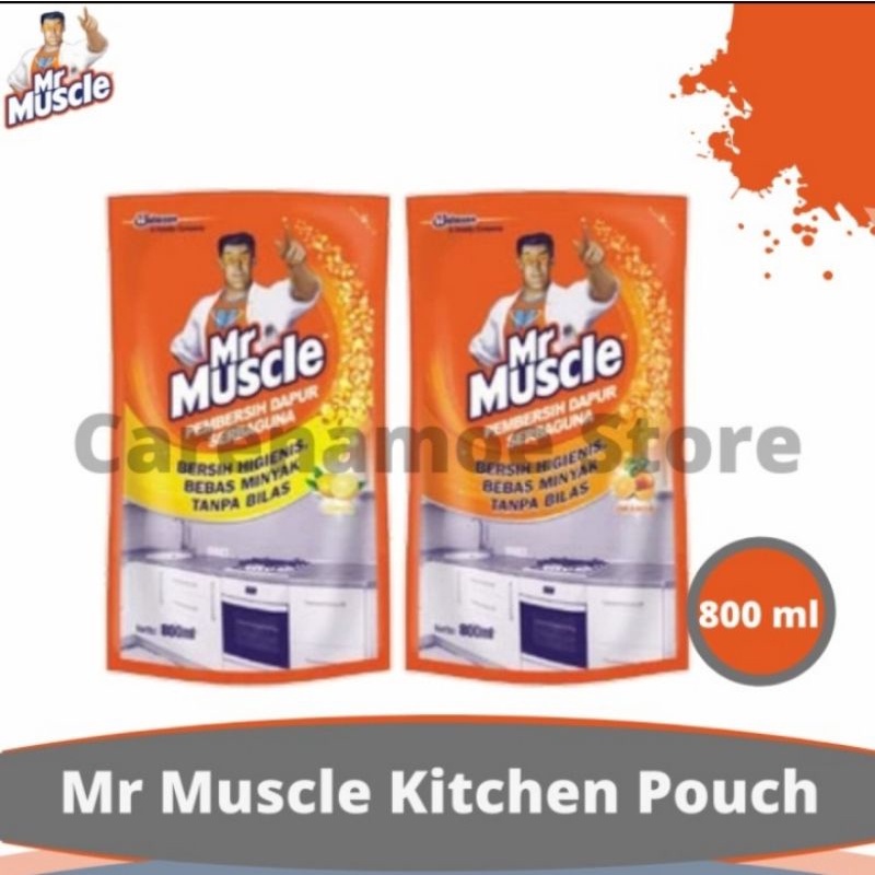 Jual Mr. Muscle Pembersih Dapur Pouch 720ml | Shopee Indonesia