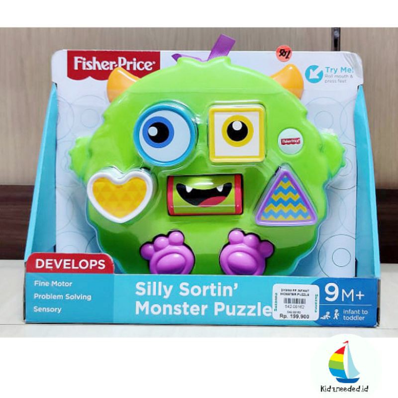 Jual Fisher price silly monster puzzle | Shopee Indonesia