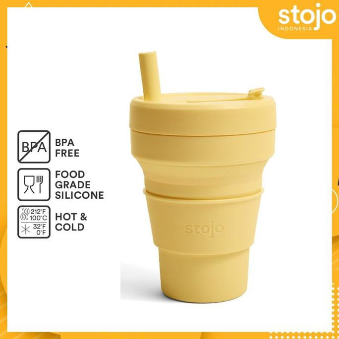 Jual Spring Collection Stojo Collapsible Biggie - 16oz Mimosa | Shopee Indonesia