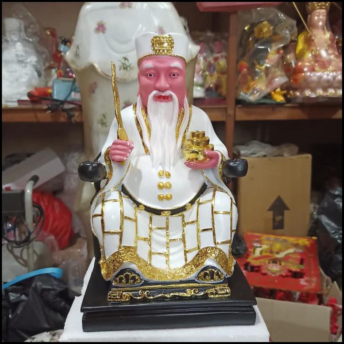 Jual Ready - Patung Datuk Putih Pegang Kris Fiber 12 Inch | Shopee ...