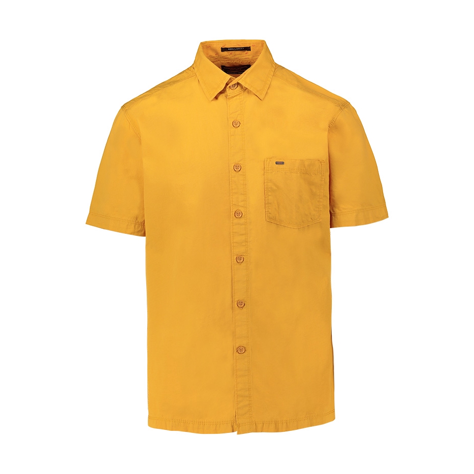 Jual CARDINAL CASUAL KEMEJA COLOR BASED (KUNING) | Shopee Indonesia