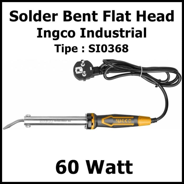 Jual SI0368 Solder Bent Flat Heat 60W 60 Watt Ingco Industrial ...