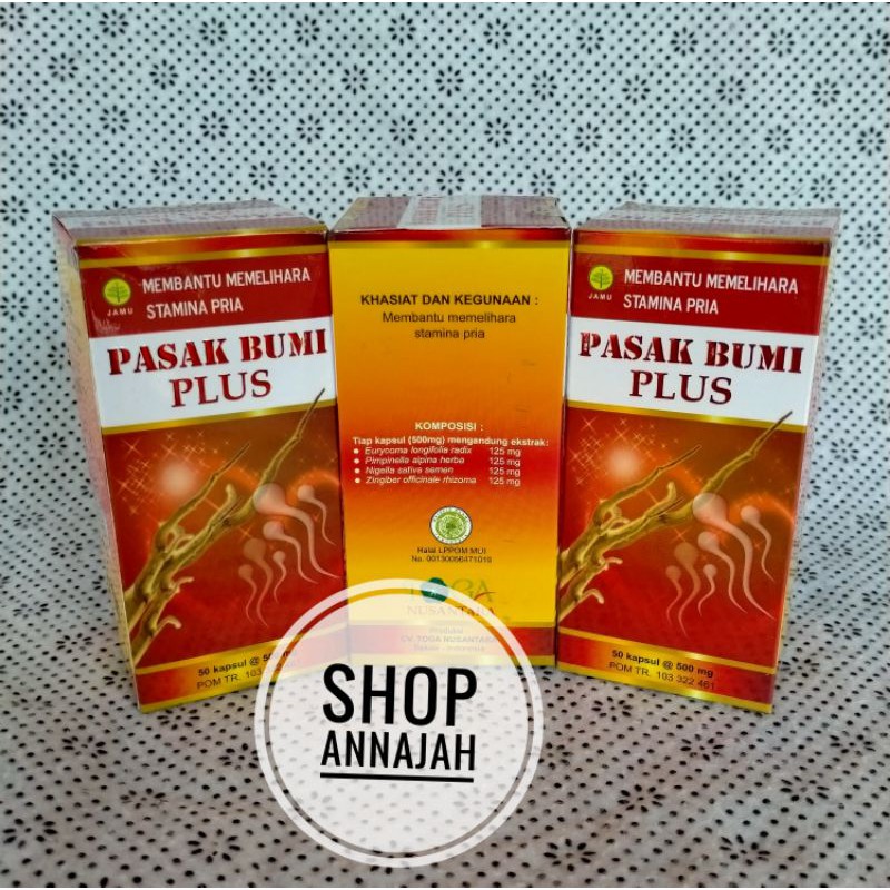 Jual Pasak Bumi Plus 50 kap @500mg | Shopee Indonesia