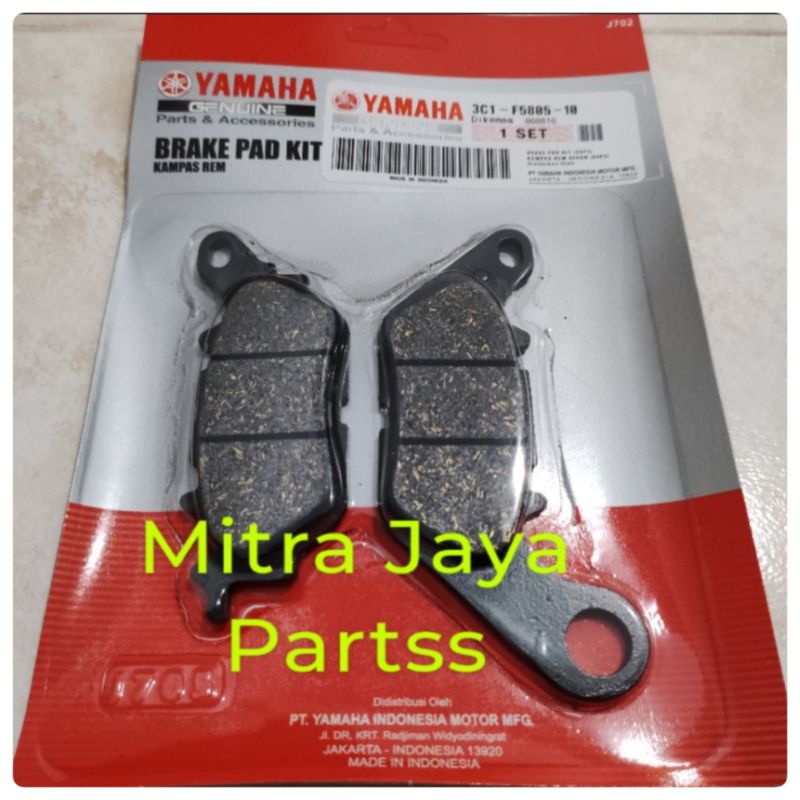 Jual Kampas Rem Depan Dispad Jupiter Mx Mio Sporty Yamaha 3C1 ( GRADE A SUPER ) | Shopee Indonesia