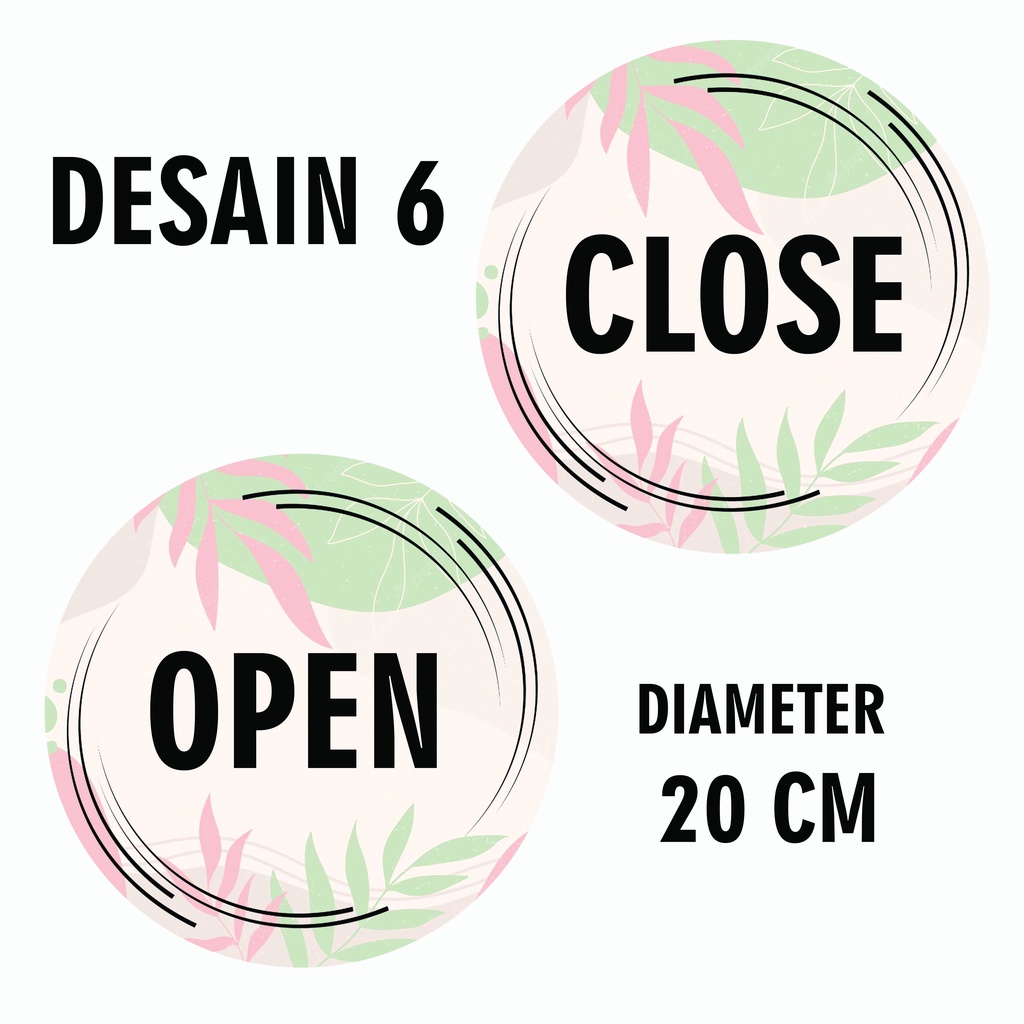 Jual papan tanda open close - wall signage open closed open close sign ...