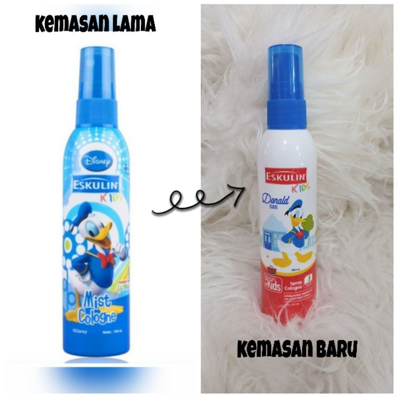 Jual ESKULIN KIDS MIST COLOGNE DONALD 60ML & 100ML | Shopee Indonesia