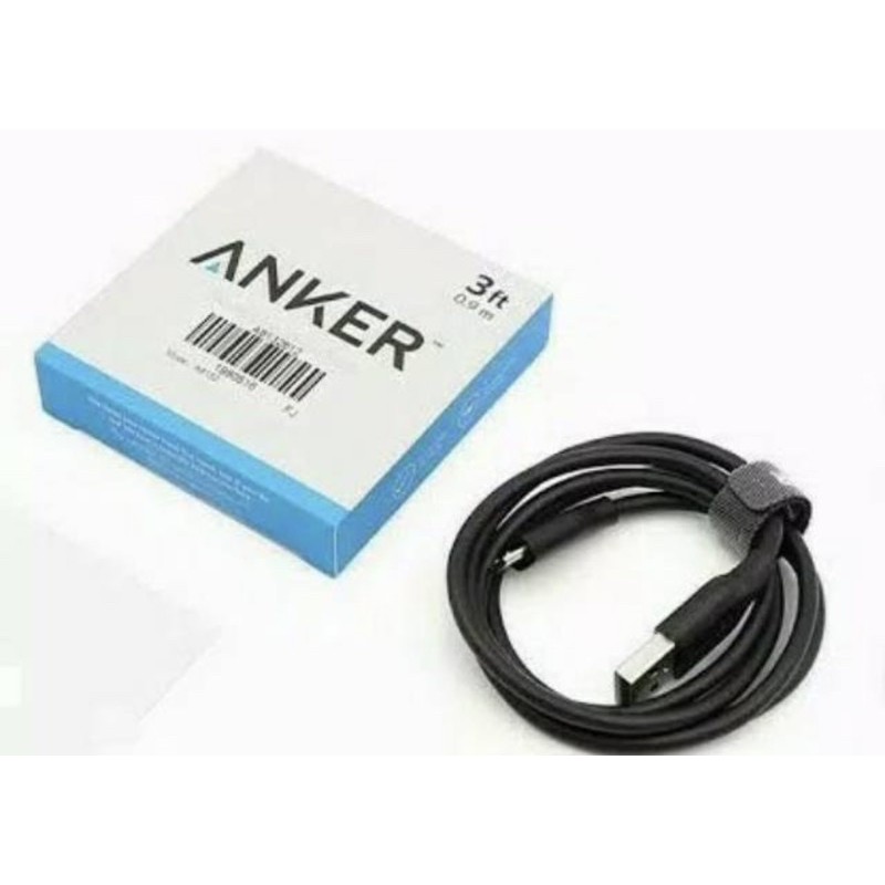 Jual Kabel Data Anker Usb Micro Cable 1 Meter Anker Fast | Shopee Indonesia