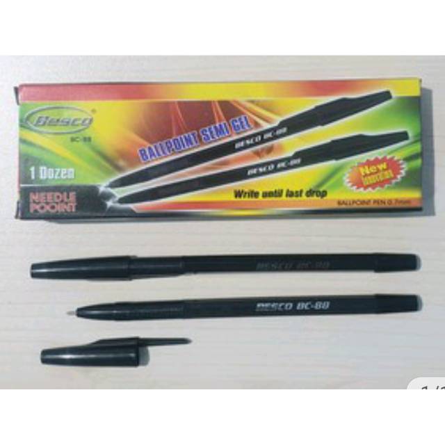 Jual Ballpoint semi gel isi 12 | Shopee Indonesia