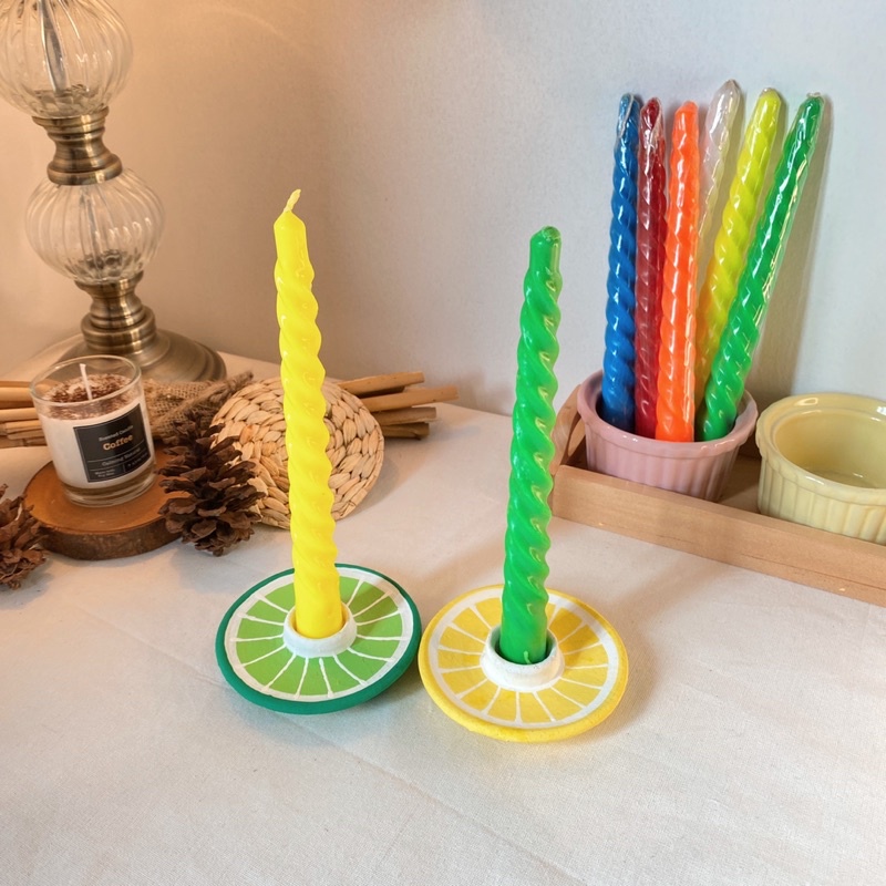 Jual Lilin spiral lucu warna warni | spiral candle | lilin ulir super ...