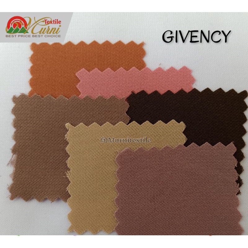 Jual Kain GIVENCY/ kain gamis/dress/tunik/kain polosan | Shopee Indonesia