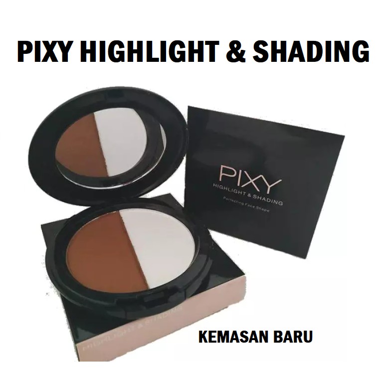 Jual PIXY HIGHLIGHT & SHADING PERFECT FACE SHAPE CONTOUR KIT MAKEOVER ...