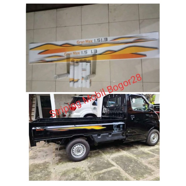 Jual stiker bodiy mobil bak granmax pikUp 1.3 setiker bodiy bak granmax ...