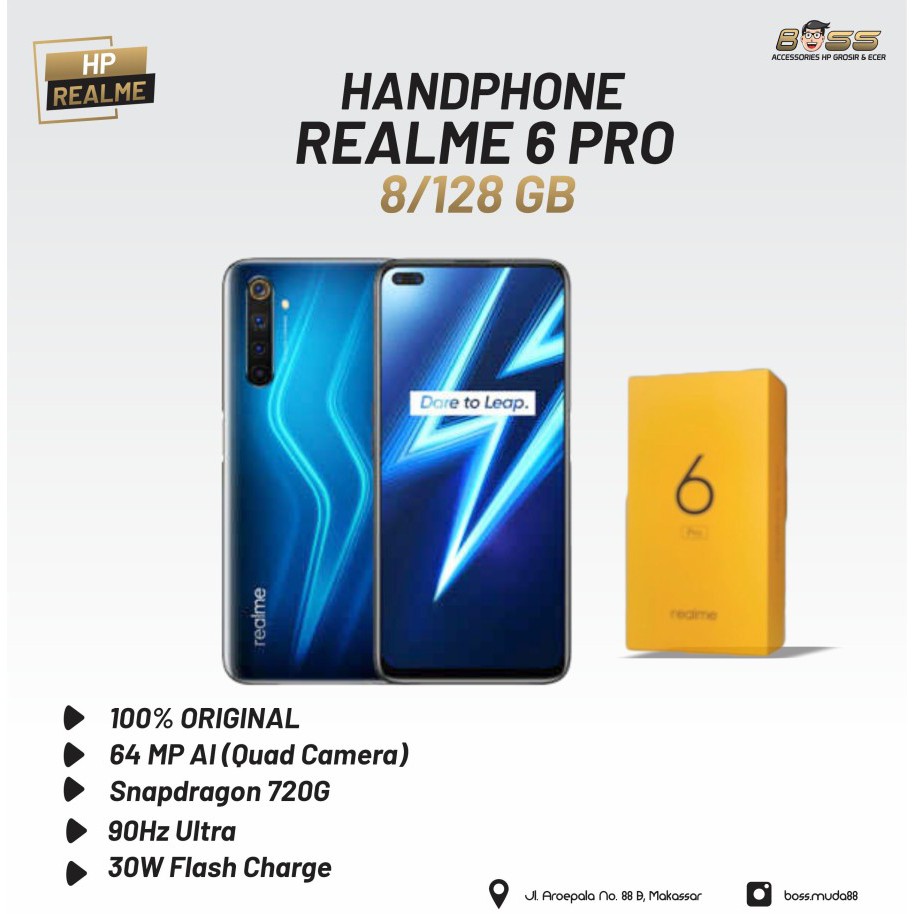 Jual Realme 6 Pro 8/128GB RAM 8GB Internal 128GB Garansi Resmi | Shopee ...