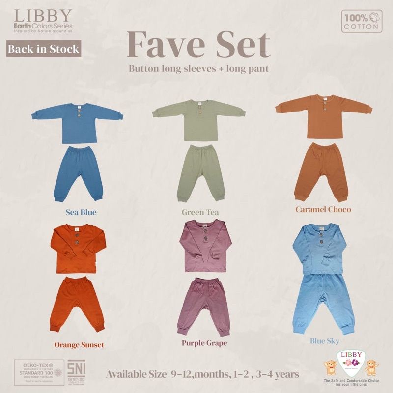 Jual Libby Fave Set Earth Colors Series / Setelan Oblong Panjang Celana ... Jual Libby Fave Set Earth Colors Series / Setelan Oblong Panjang Celana ...