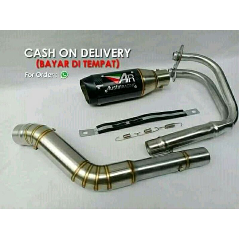 Jual knalpot Ar Austin PNP ninja 250cc cbr250cc r25 mt25 dll | Shopee ...