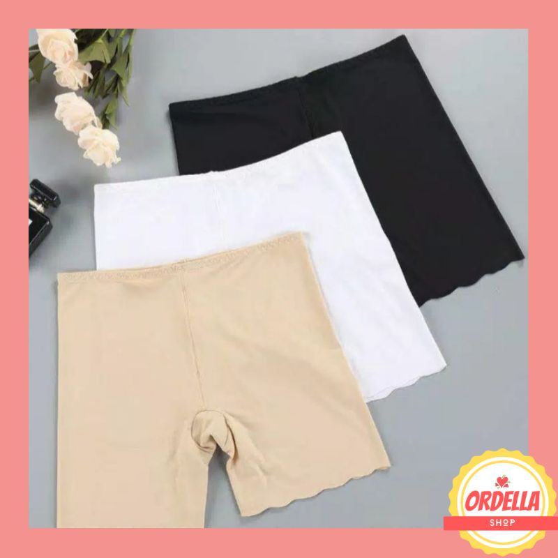 Jual ORDELLASMD P006 Short Pants Daleman Celana Pendek Seamless Wanita ...