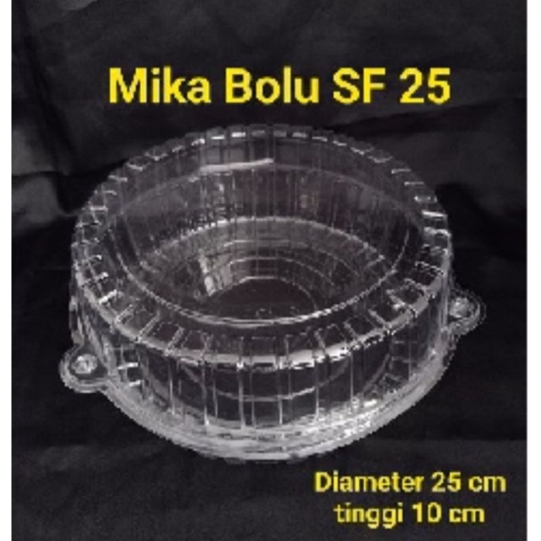 Jual Tray Mika Sifon 25cm/Kotak Kue/Wadah Kue/Plastik Mika Kue | Shopee ...