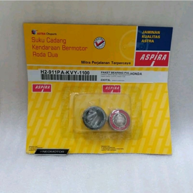 Jual ASPIRA BEARING PULLY LAHER PULI CVT SET HONDA VARIO BEAT SCOOPY ...