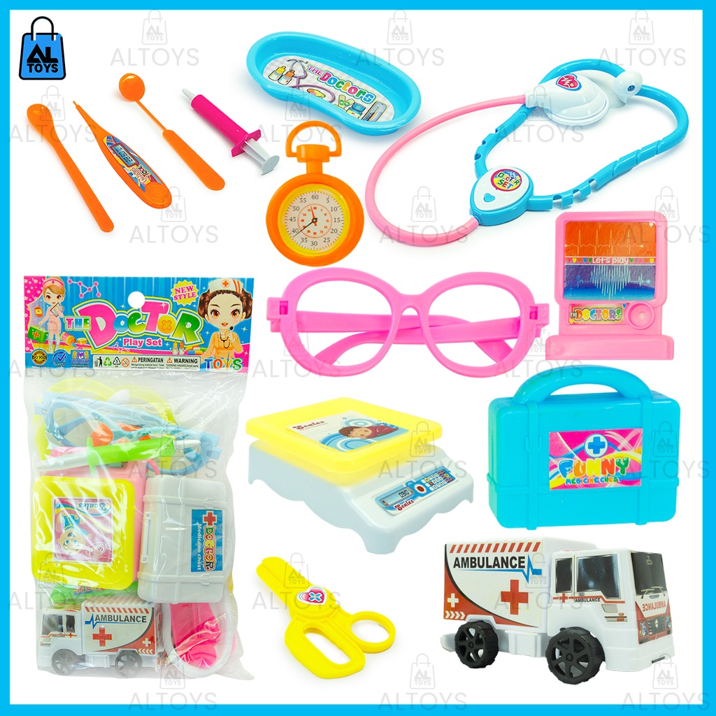 Jual MAINAN DOKTER SET PERALATAN MEDIS GA11001 MAINAN EDUKASI MENGENAL ...