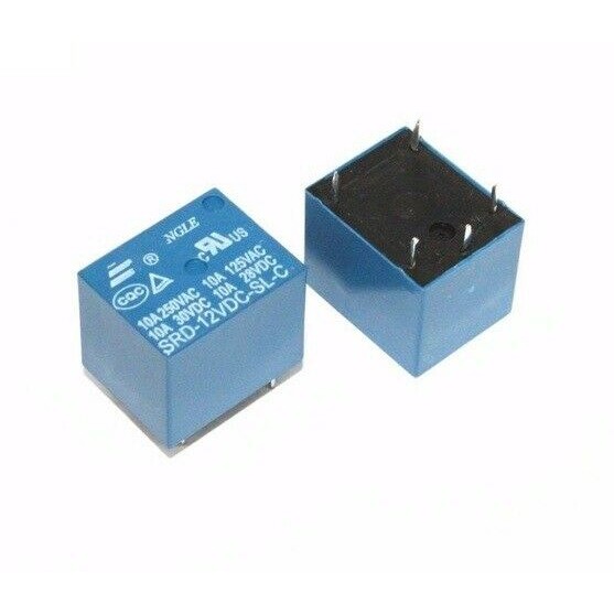 Jual SRD-12VDC-SL-C Relay 12V DC 5 Pin PCB 10A Original Songle | Shopee ...