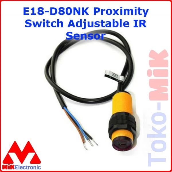 Jual E18-D80NK D50NK PROXIMITY SWITCH ADJUSTABLE INFRARED SENSOR OBSTACLE | Shopee Indonesia
