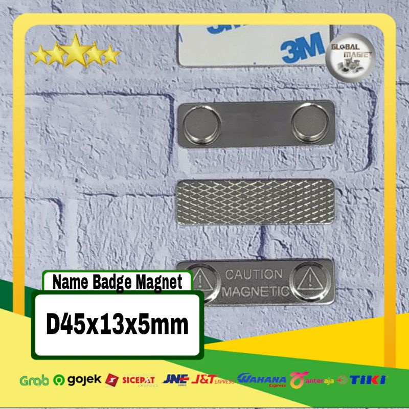 Jual Magnet Nama / Magnet Plat D45x13x5mm (3M) | Shopee Indonesia