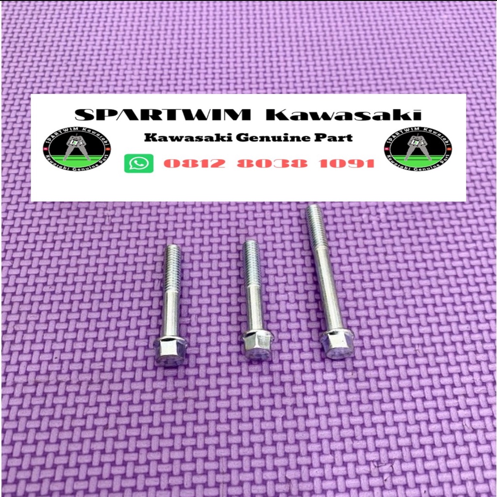Jual Baud baut cover gir tutup gear depan set Ninja 150 RR R SS original kawasaki | Shopee Indonesia
