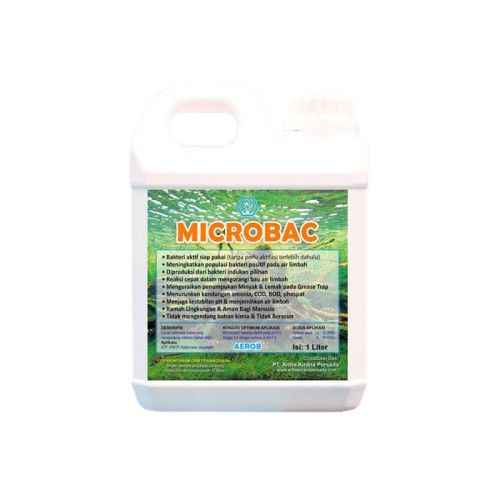 Jual Microbac - Bakteri Pengurai Limbah Cair dan Lemak AEROB (1 Liter ...