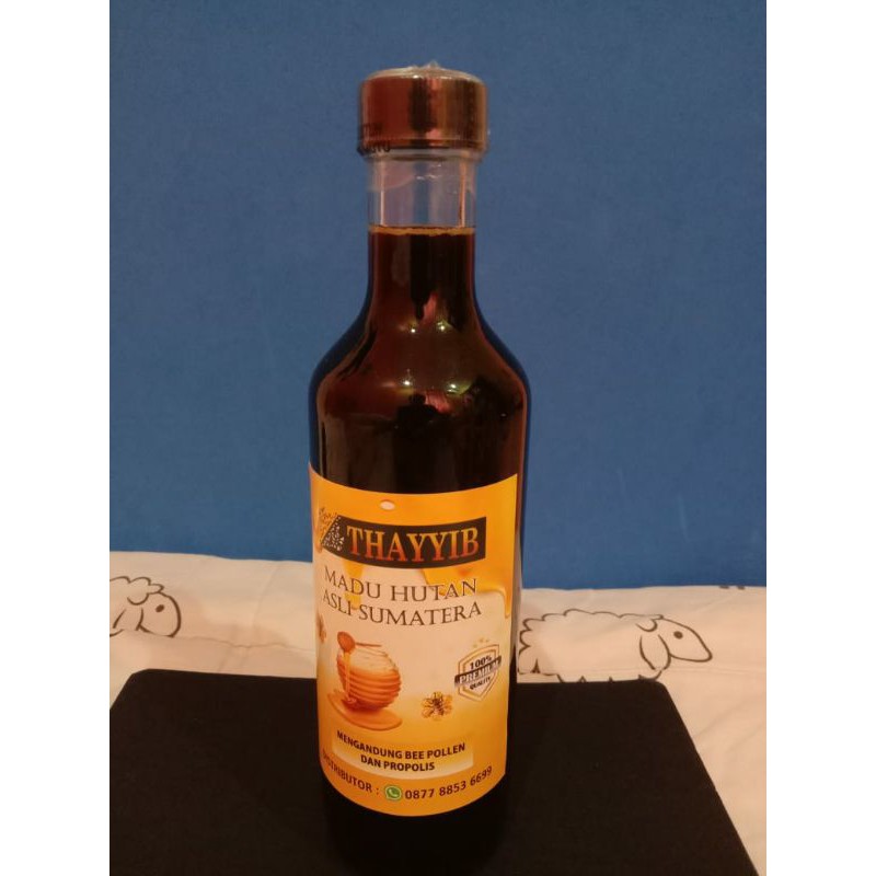 Jual THAYYIB MADU HUTAN ASLI SUMATERA 320ml (HITAM PAHIT) | Shopee ...