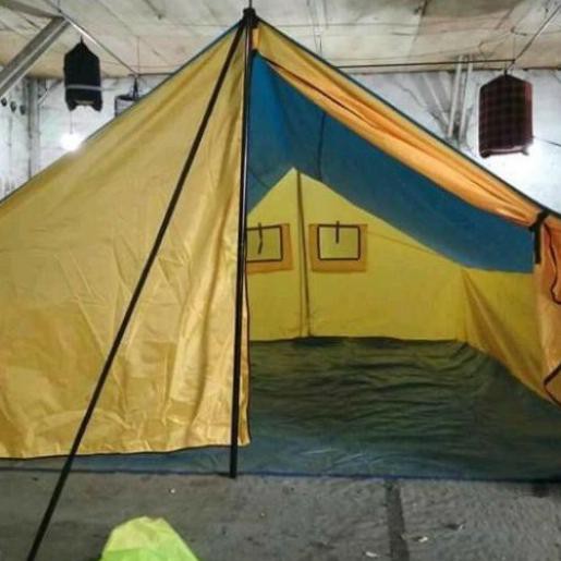 Jual Tenda Regu Camping Pramuka Fullshet Kapasitas 12 0Rng ...
