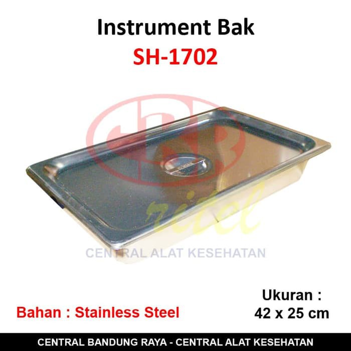 Jual Bak Instrumen (Instrument Bak) SH-1702 Ukuran 42cm x 25cm | Shopee ...