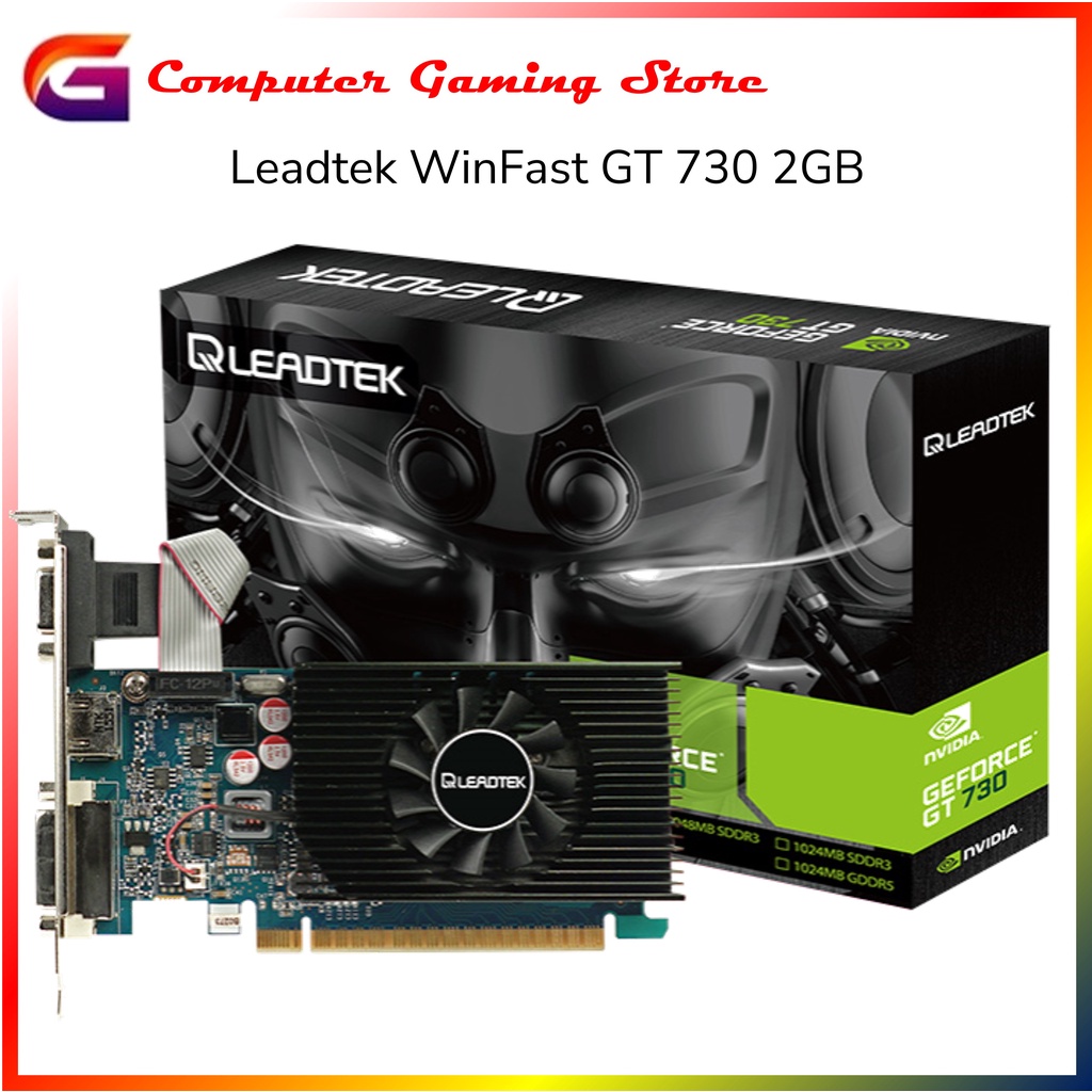 Jual Leadtek WinFast GeForce GT 730 2GB DDR3 - VGA Card | Shopee Indonesia