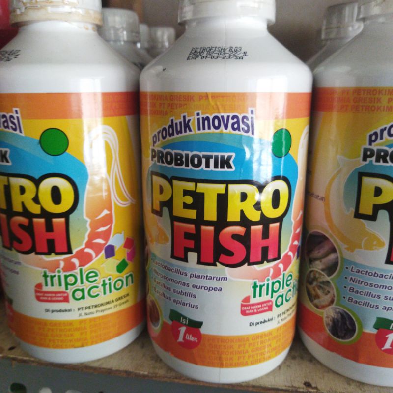 Jual probiotik ikan dan udang petro fish 1liter | Shopee Indonesia