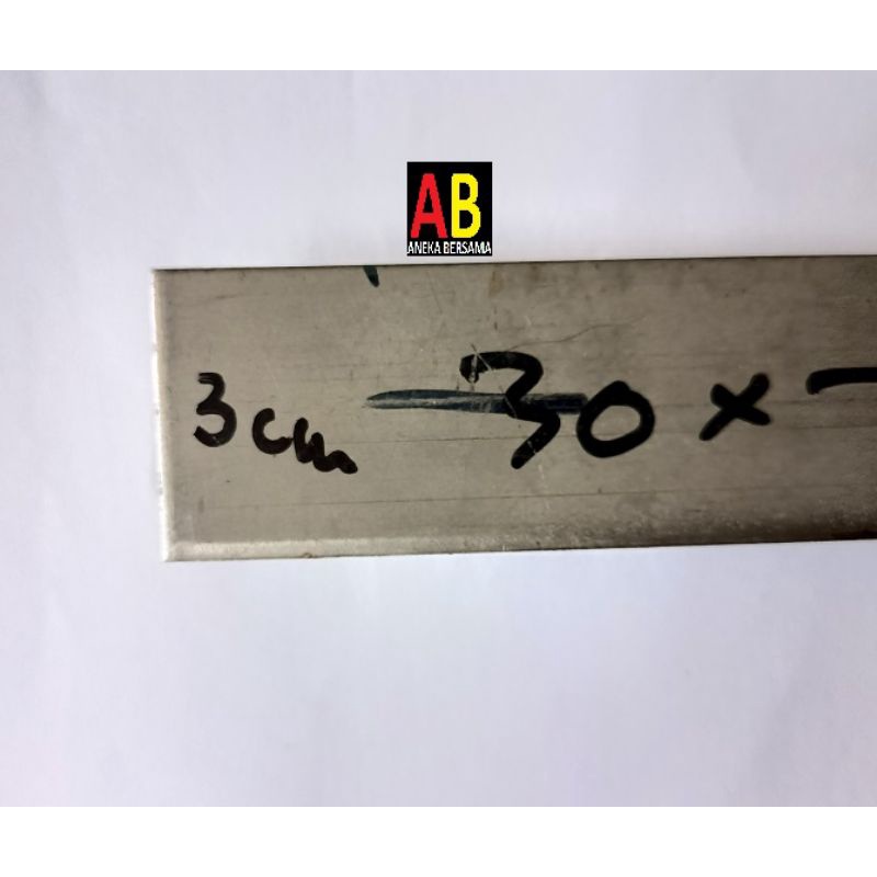 Jual Plat Strip Stainless Steel Dof 2B Lebar 3cm Tebal 3mm 122cm ...