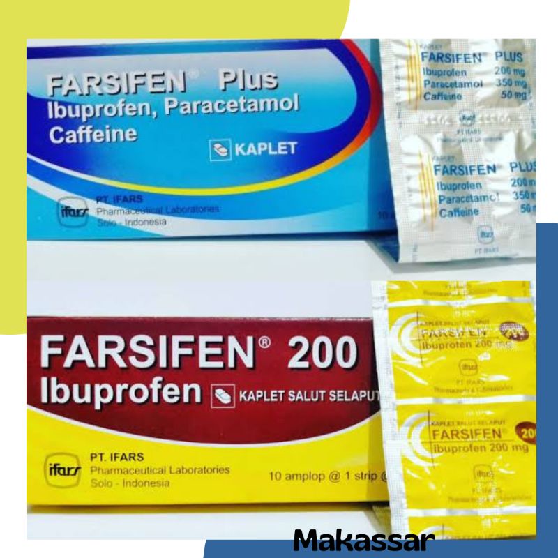 Jual Farsifen Plus per strip obat nyeri, demam& sakit gigi | Shopee ...