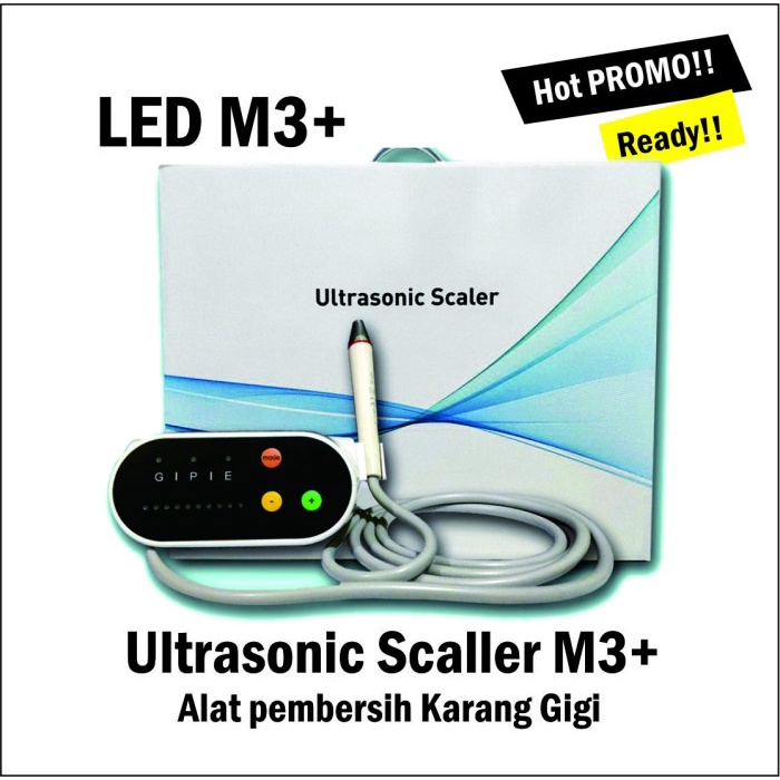 Jual Ultrasonic Scaler M3+ Led / Alat pembersih Karang Gigi LED M3 ...