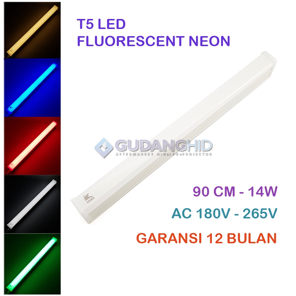 Jual Lampu TL Neon T5 LED 90cm 14W Tube Fluorescent AC 180V-265V | Shopee Indonesia
