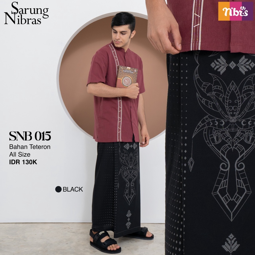 Jual Nibra Sarung SNB 15 Bahan Teteron Pakaian Bawah Laki-laki Muslim Untuk Ibadah Model Terbaru ...