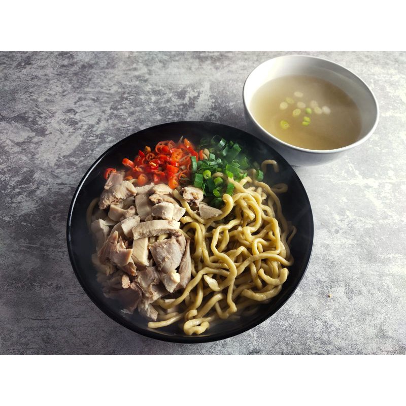Jual Bakmi Karet Ayam Kampung Bakme Frozen ukuran Mie Besar | Shopee Indonesia