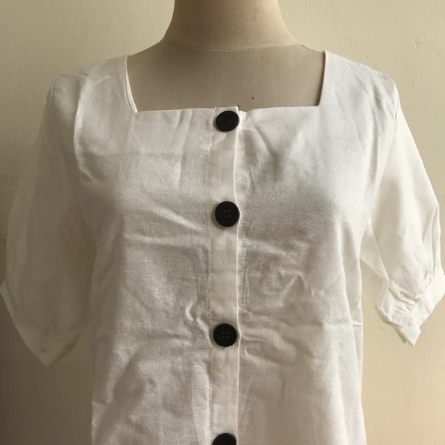 Jual Blouse Putih Polos Wanita (NEW) | Shopee Indonesia