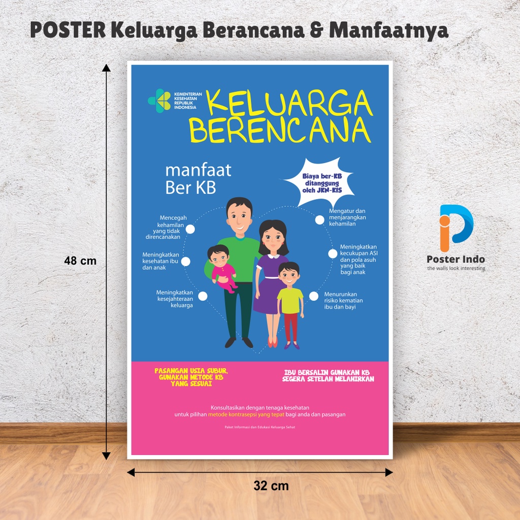 Jual Poster Kesehatan Keluarga Berencana Kb Shopee Indonesia 