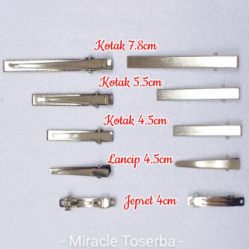 Jual Aneka Jepit Kotak/Jepit Buaya | Shopee Indonesia