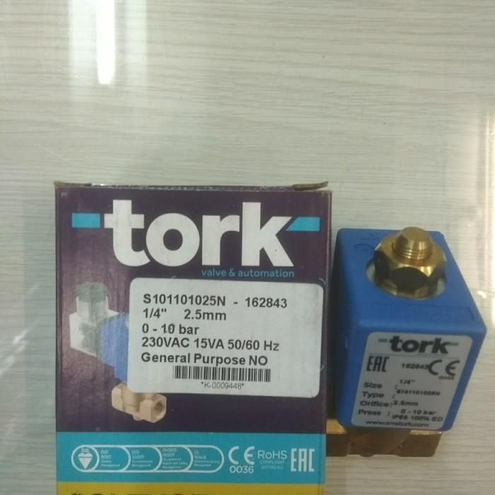 Jual Solenoid Valve Tork No (Normally Open) Drat 1/4" | Shopee Indonesia