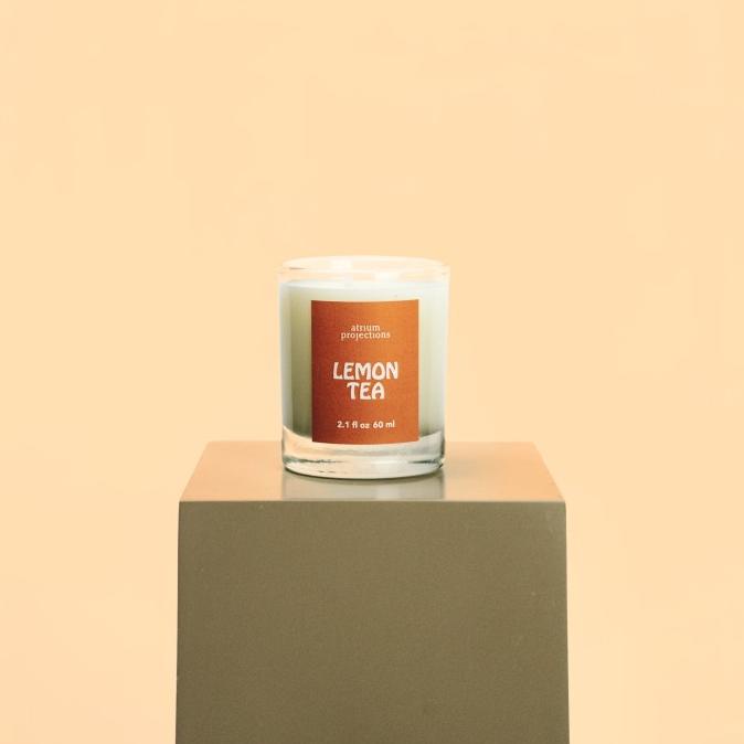 Jual [Ready] Lemon Tea Scented Soy Candle | Atrium Projections [Terapi ...